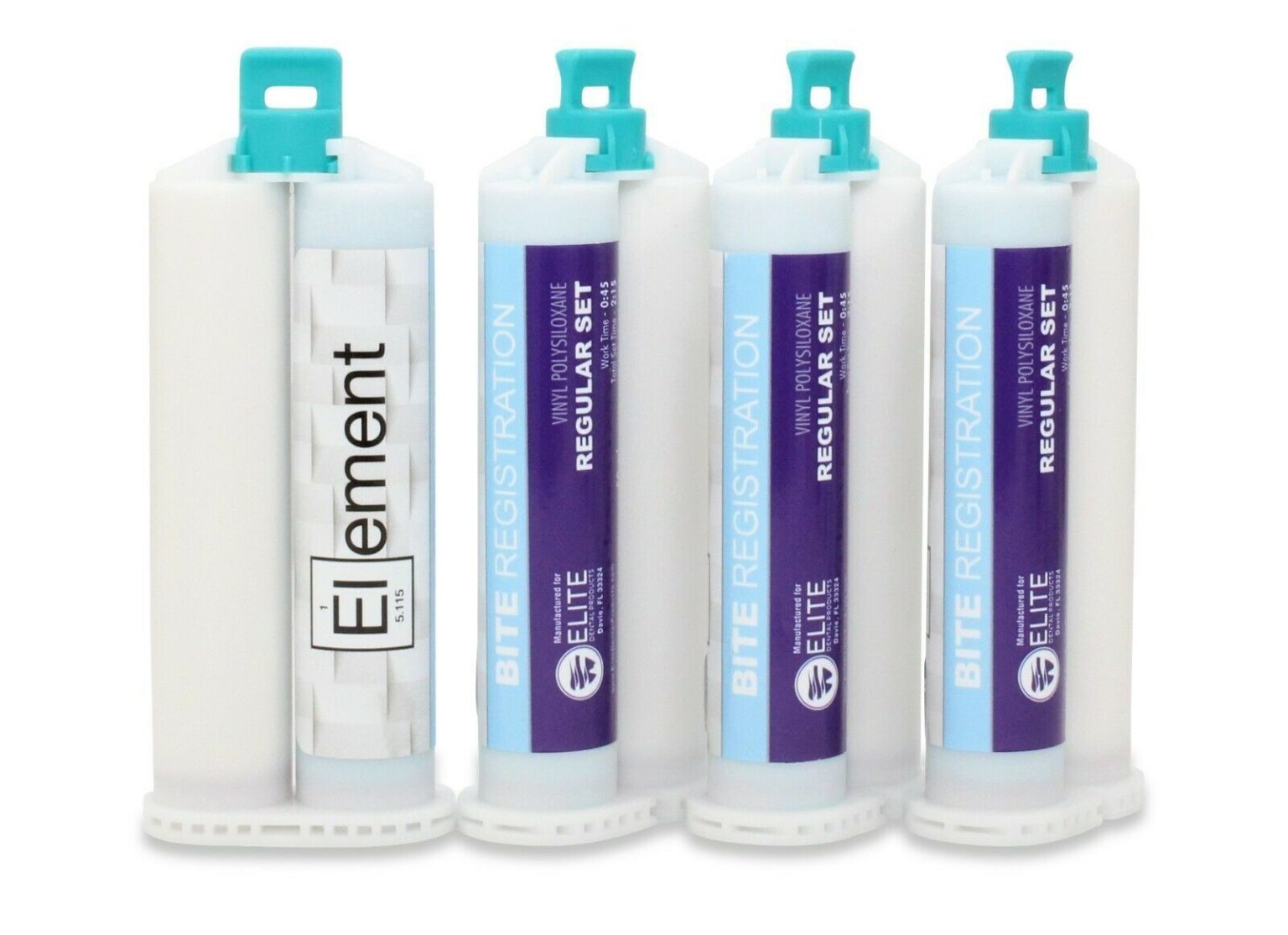 ELEMENT Bite Registration Material Regular Set 50ML Cartridges – Elite ...